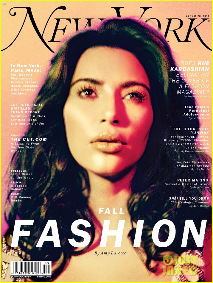 Kim Kardashian Covers 'New York' Magazine's Fashion Issue: Photo ...