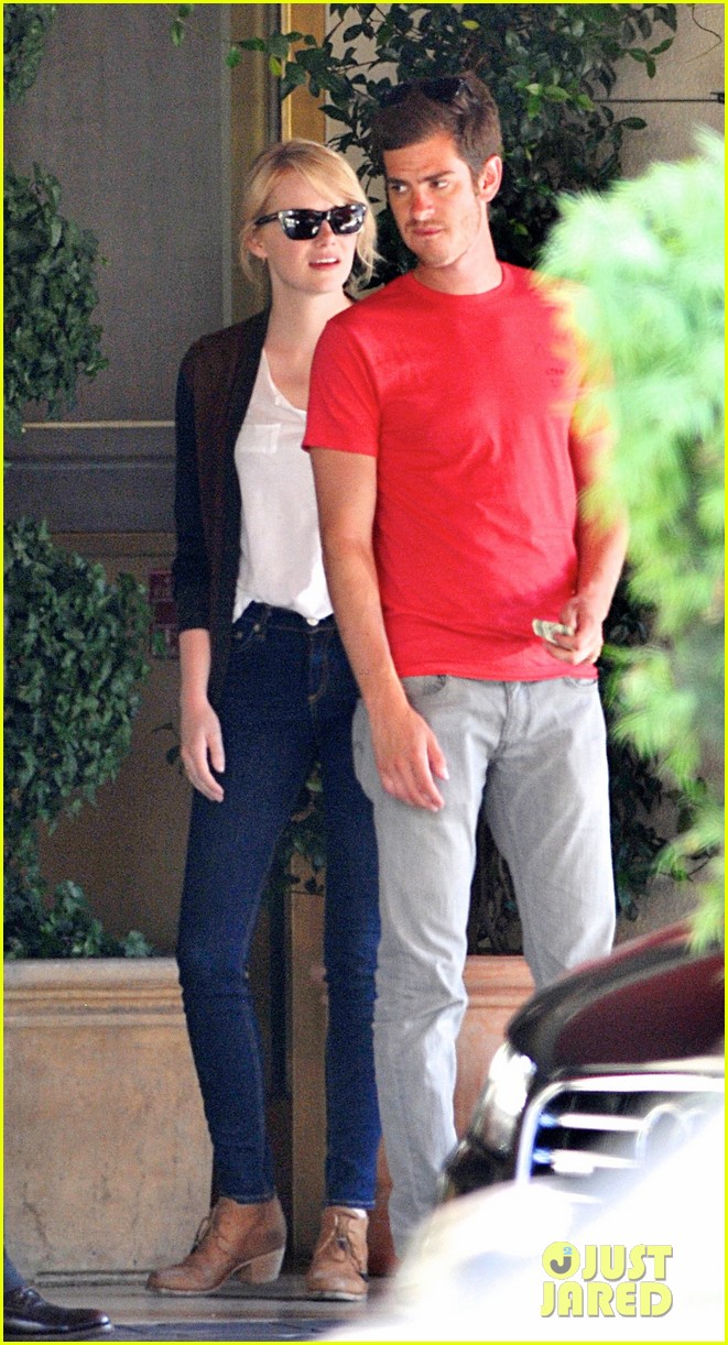 Emma Stone & Andrew Garfield: Sunset Tower Twosome!: Photo 2703170 ...