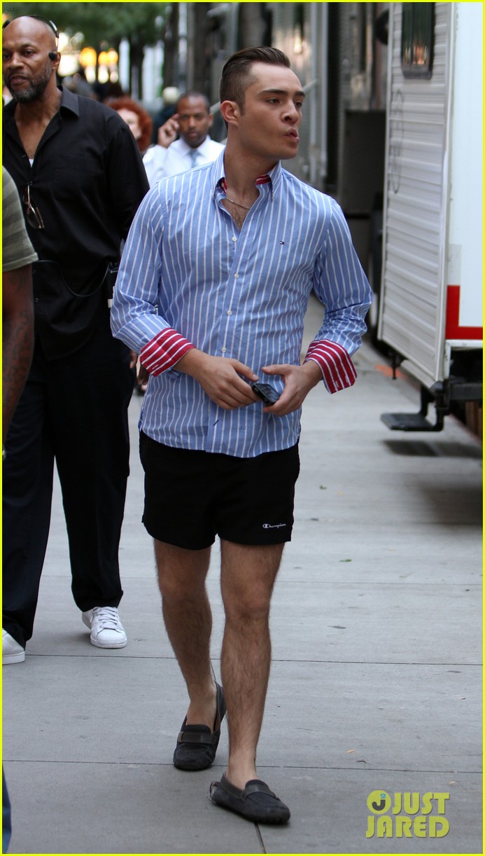 Ed Westwick & Kelly Rutherford: 'Gossip Girl' Set!: Photo 2711719 | Ed ...
