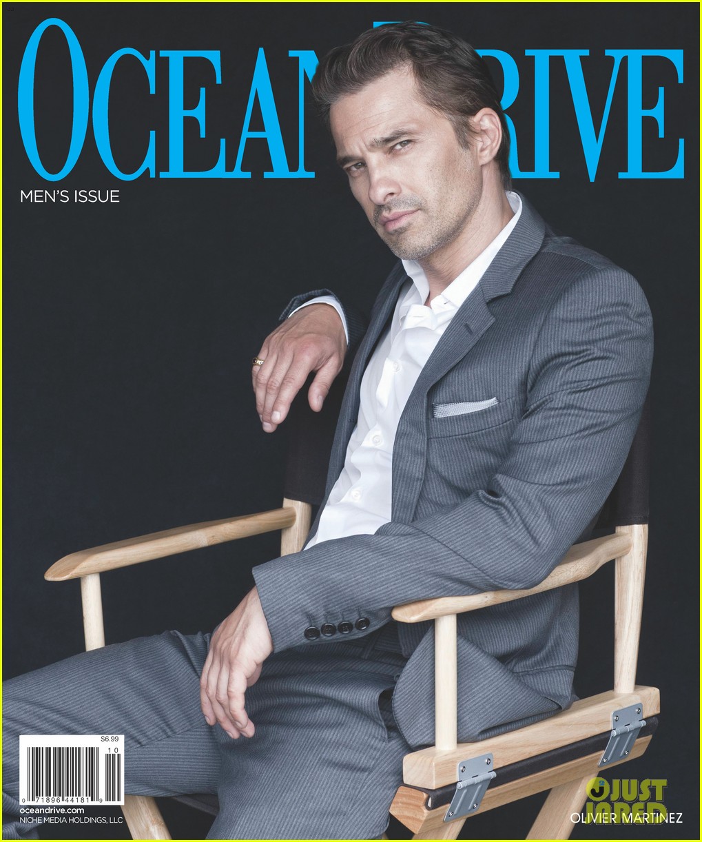 Olivier Martinez Covers 'Ocean Drive' Men's Issue: Photo 2728918 ...