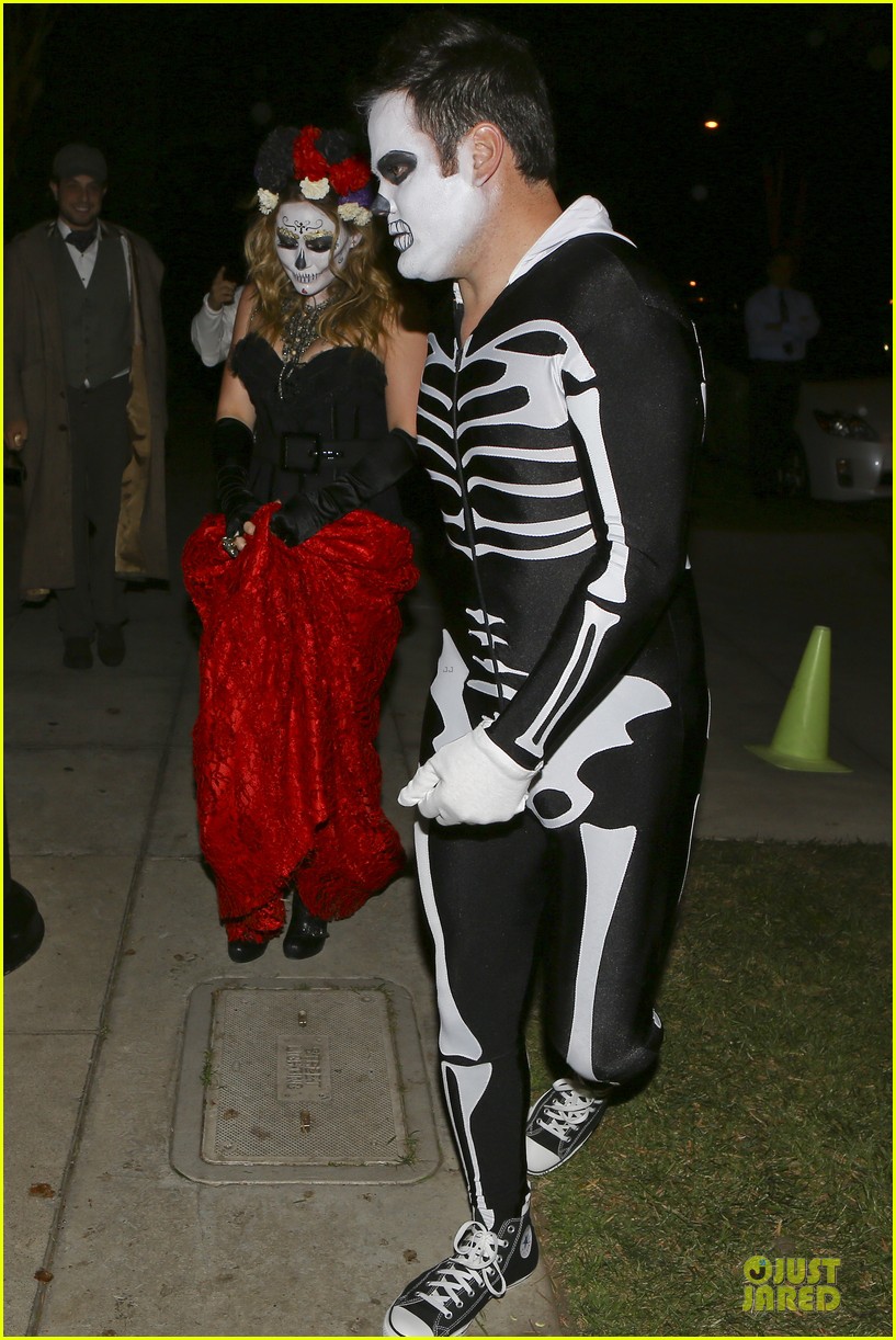 Hilary Duff & Mike Comrie: Day of the Dead Halloween Couple!: Photo ...