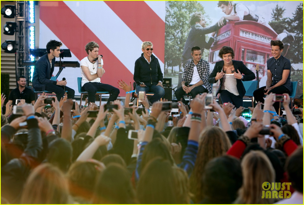 One Direction Visits 'The Ellen DeGeneres Show'!: Photo 2756301 | Ellen ...