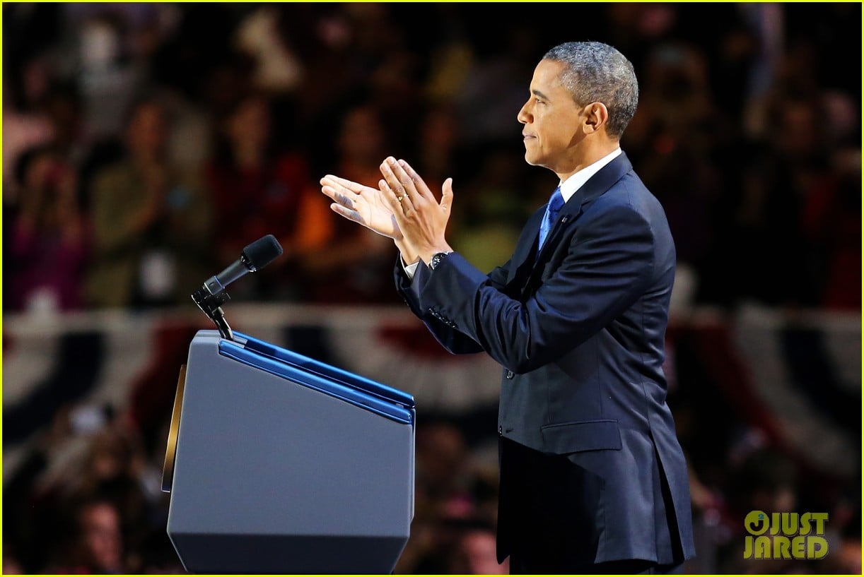 Watch Barack Obama's Victory Speech for Election 2012!: Photo 2752410 ...