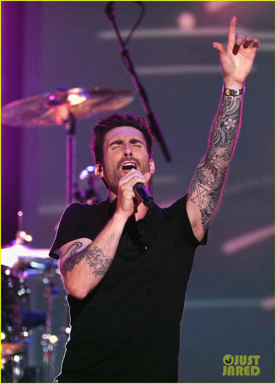 Adam Levine: Grammy Nominations Concert!: Photo 2769994 | Adam Levine ...