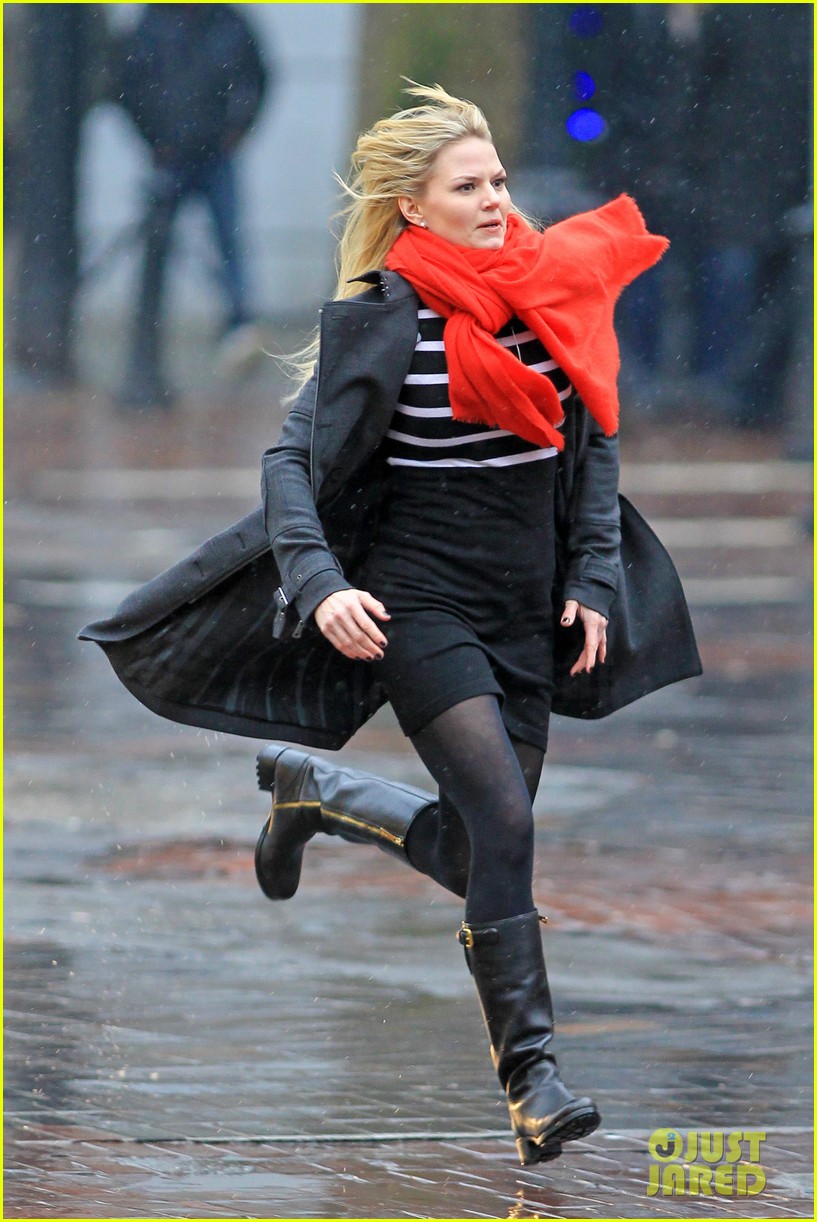 Jennifer Morrison: Running & Jumping for 'Once Upon A Time'!: Photo ...