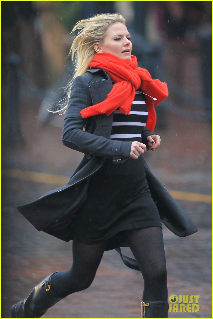 Jennifer Morrison: Running & Jumping for 'Once Upon A Time'!: Photo ...