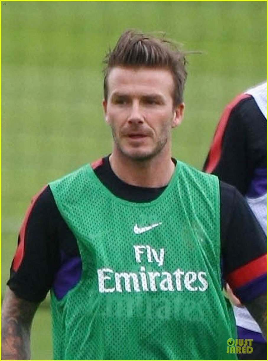 David Beckham: Fitness Workout at Arsenal FC Training Center!: Photo ...