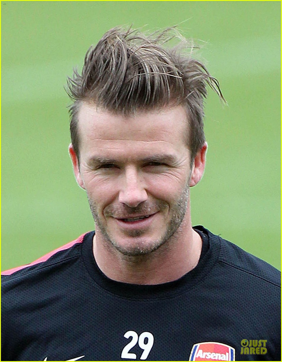 David Beckham: Fitness Workout at Arsenal FC Training Center!: Photo ...
