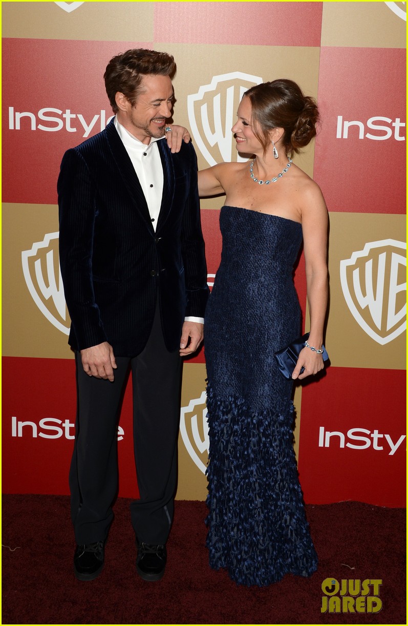 Robert Downey, Jr. & Jeremy Renner - Golden Globes 2013: Photo 2792142 ...