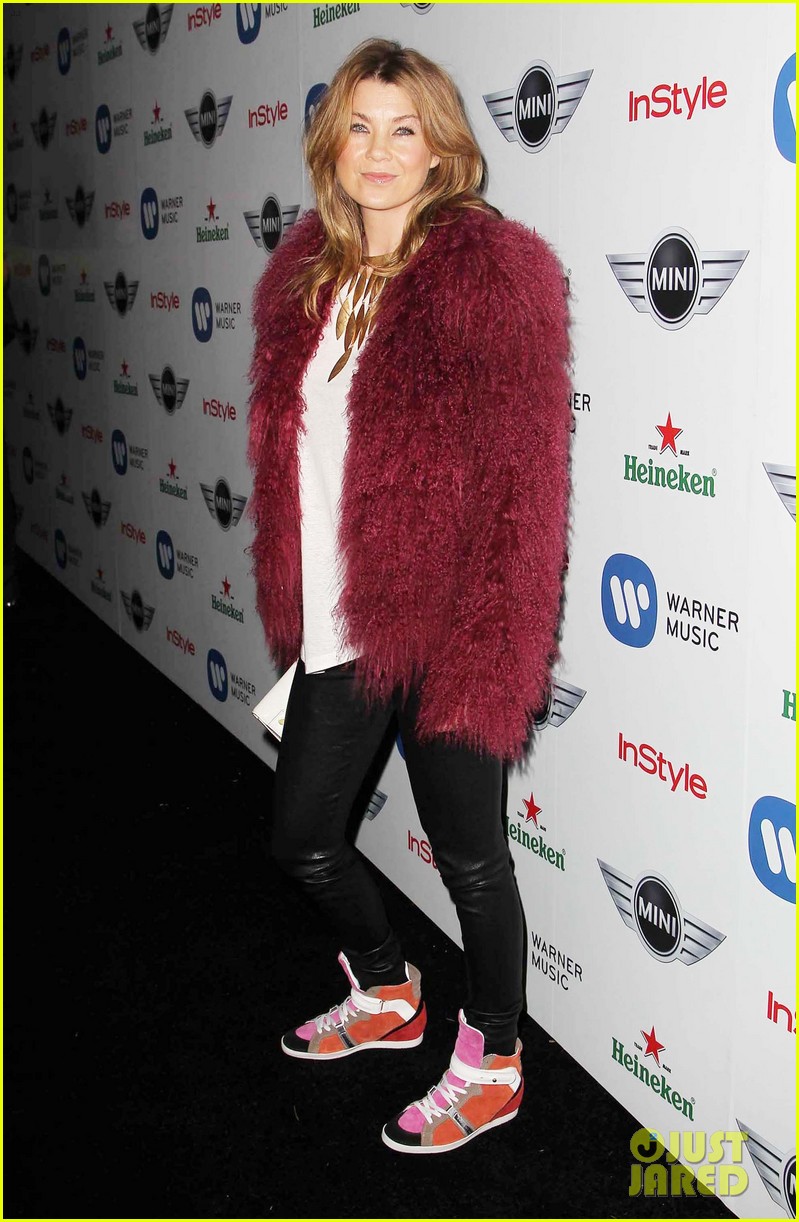 Ellen Pompeo & Julia Stiles: Warner Music Grammys Party!: Photo 2809934 ...