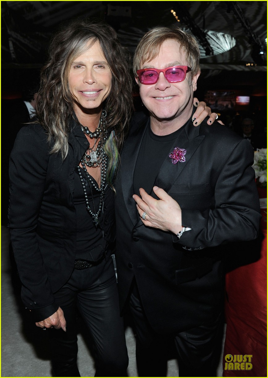 Steven Tyler & Randy Jackson - Elton John Oscars Party 2013: Photo ...