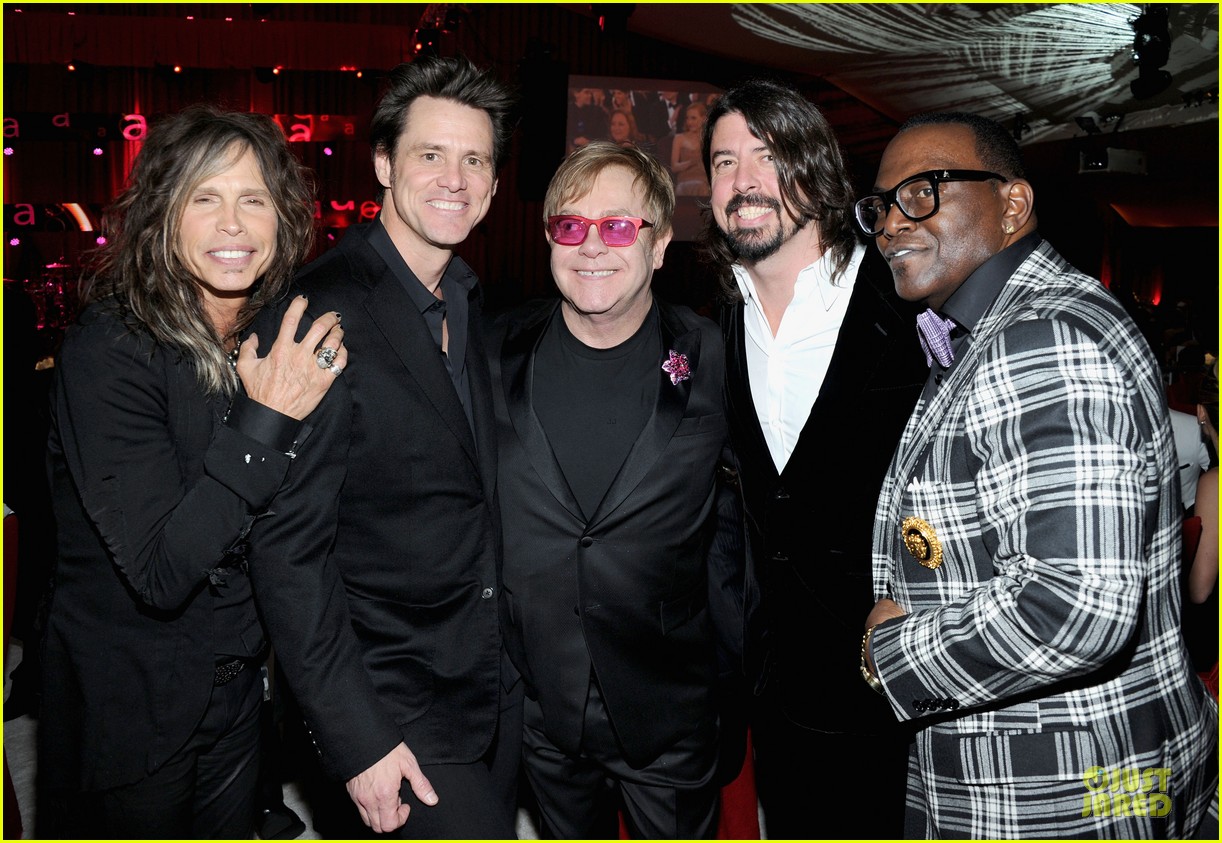 Steven Tyler & Randy Jackson - Elton John Oscars Party 2013: Photo ...