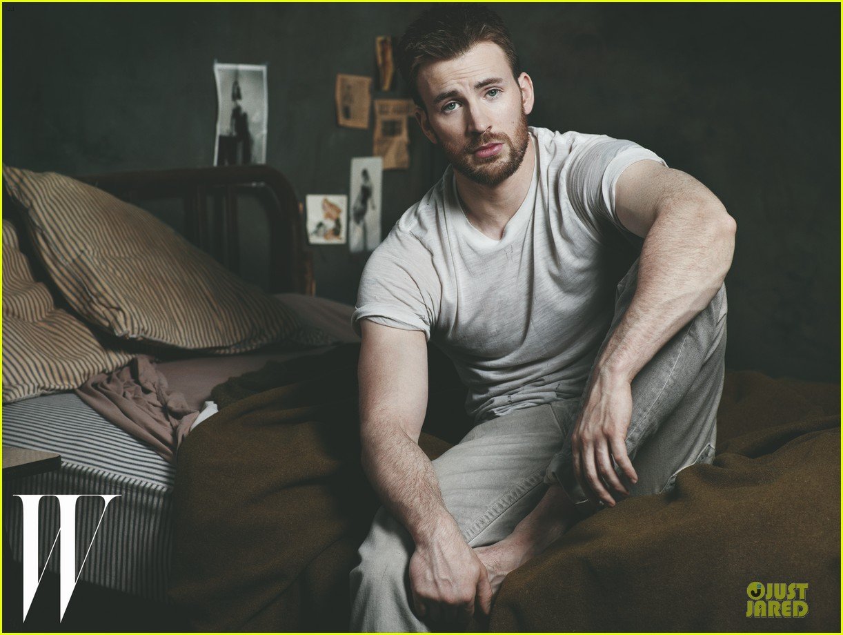 Photo: chris evans w magazine feature 01 | Photo 2854171 | Just Jared ...