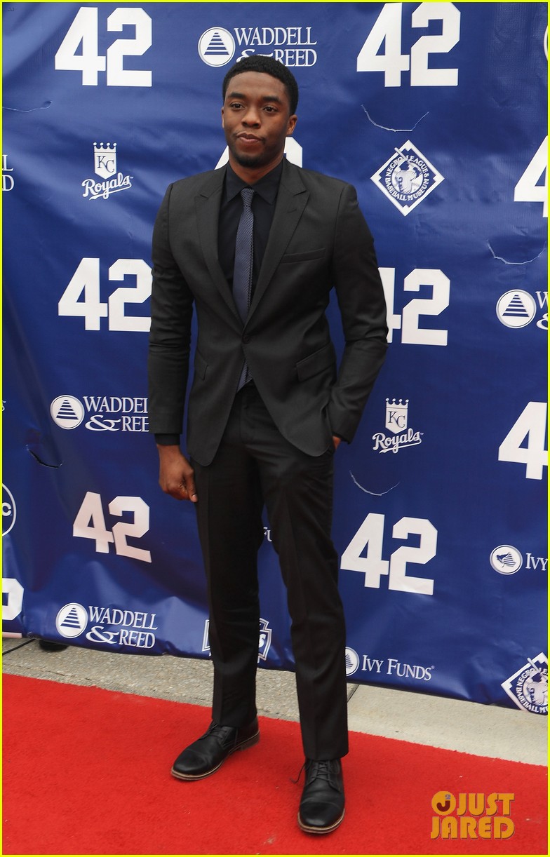 Harrison Ford & Chadwick Boseman: '42' Screening!: Photo 2848139 ...