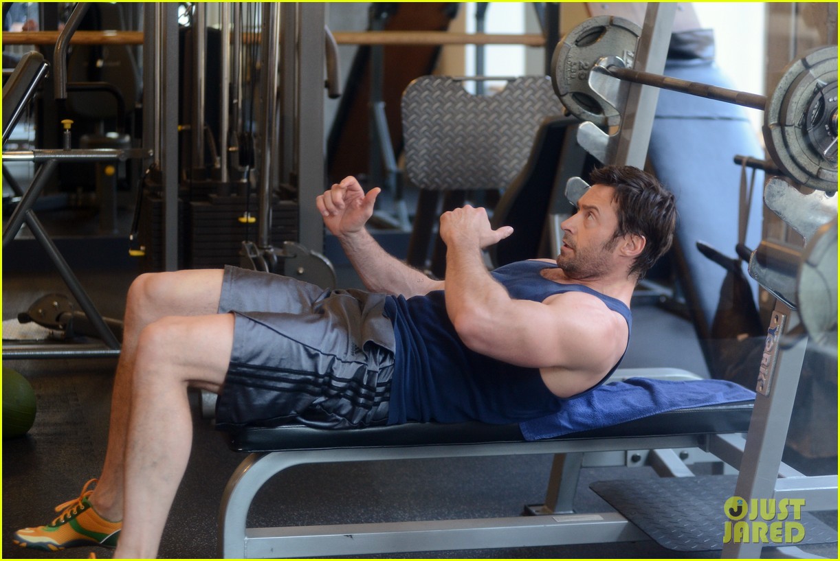 Hugh Jackman: Bulging Biceps Workout!: Photo 2847046 | Ava Jackman ...