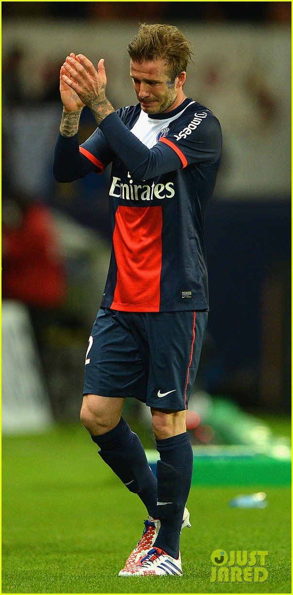 David Beckham Celebrates Last Soccer Game with Family!: Photo 2873295 ...