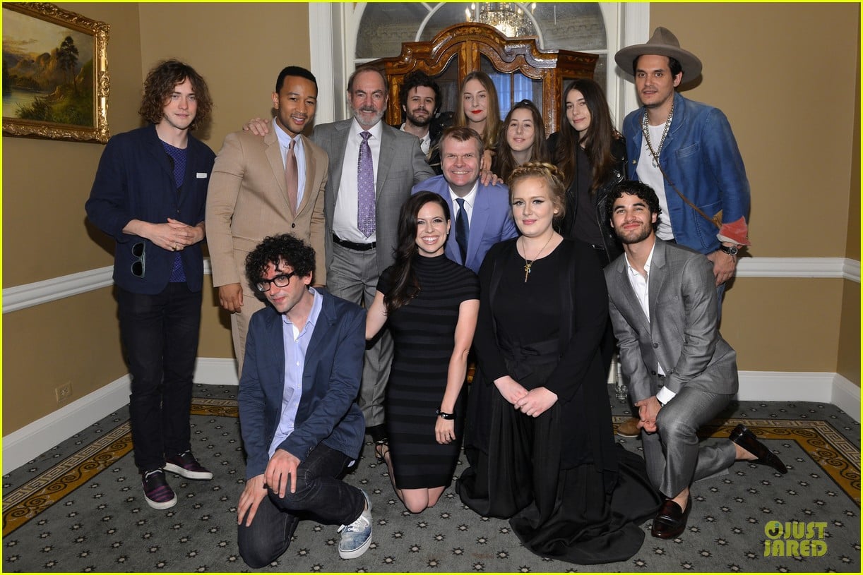 Adele & John Mayer: Rob Stringer Music Visionary Luncheon!: Photo 2895946 | Adele, Darren Criss ...