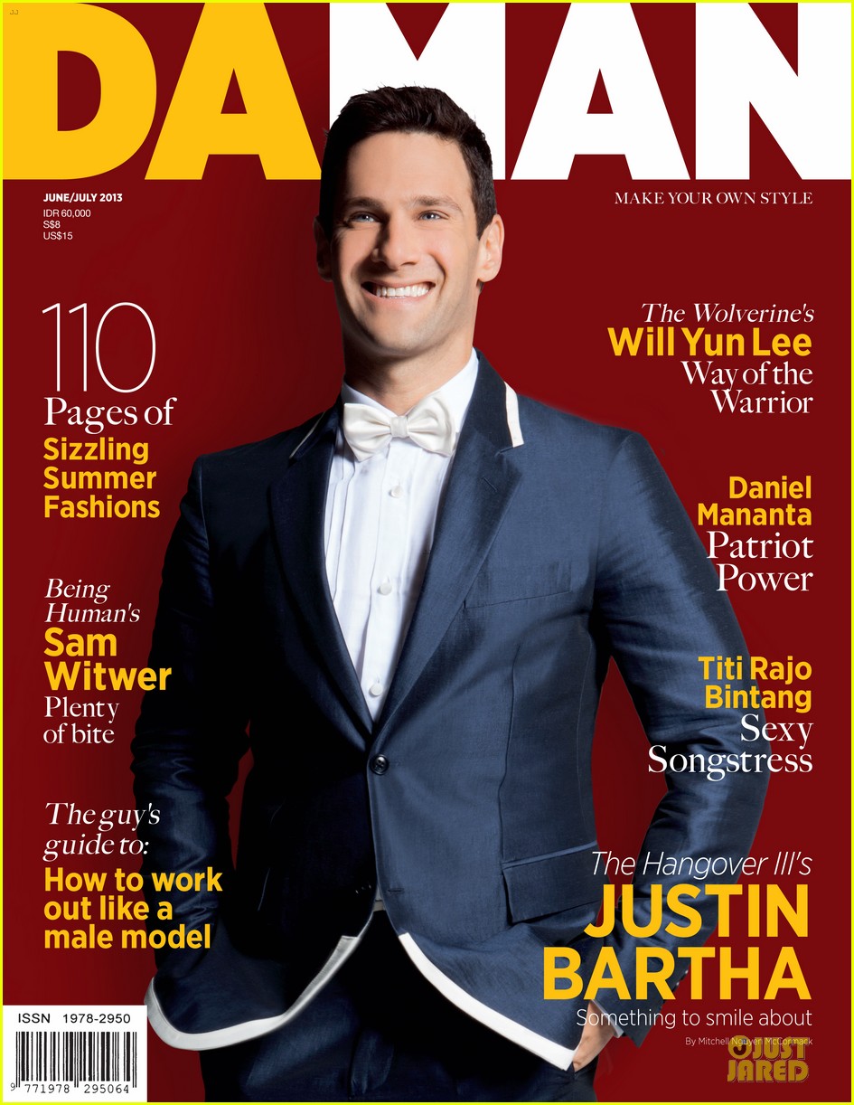Justin Bartha Covers 'Da Man' Magazine June/July 2013: Photo 2891676 ...