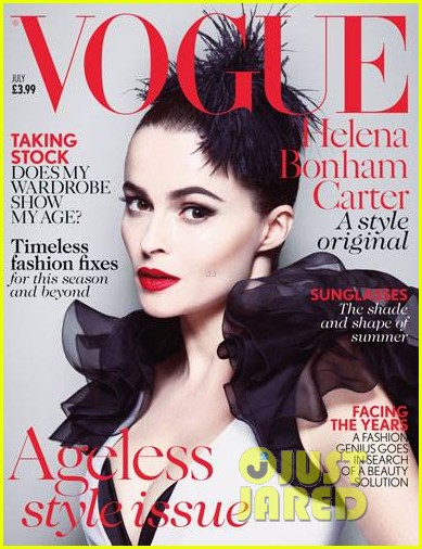 Helena Bonham Carter Covers 'British Vogue' July 2013: Photo 2882581 ...