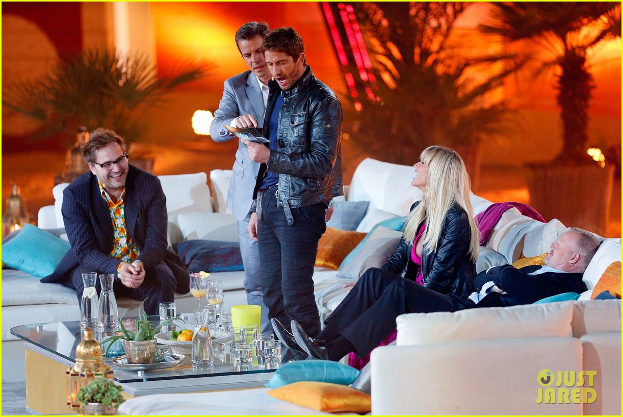 Gerard Butler Puts Ice Down His Pants on German TV Show!: Photo 2887707 ...