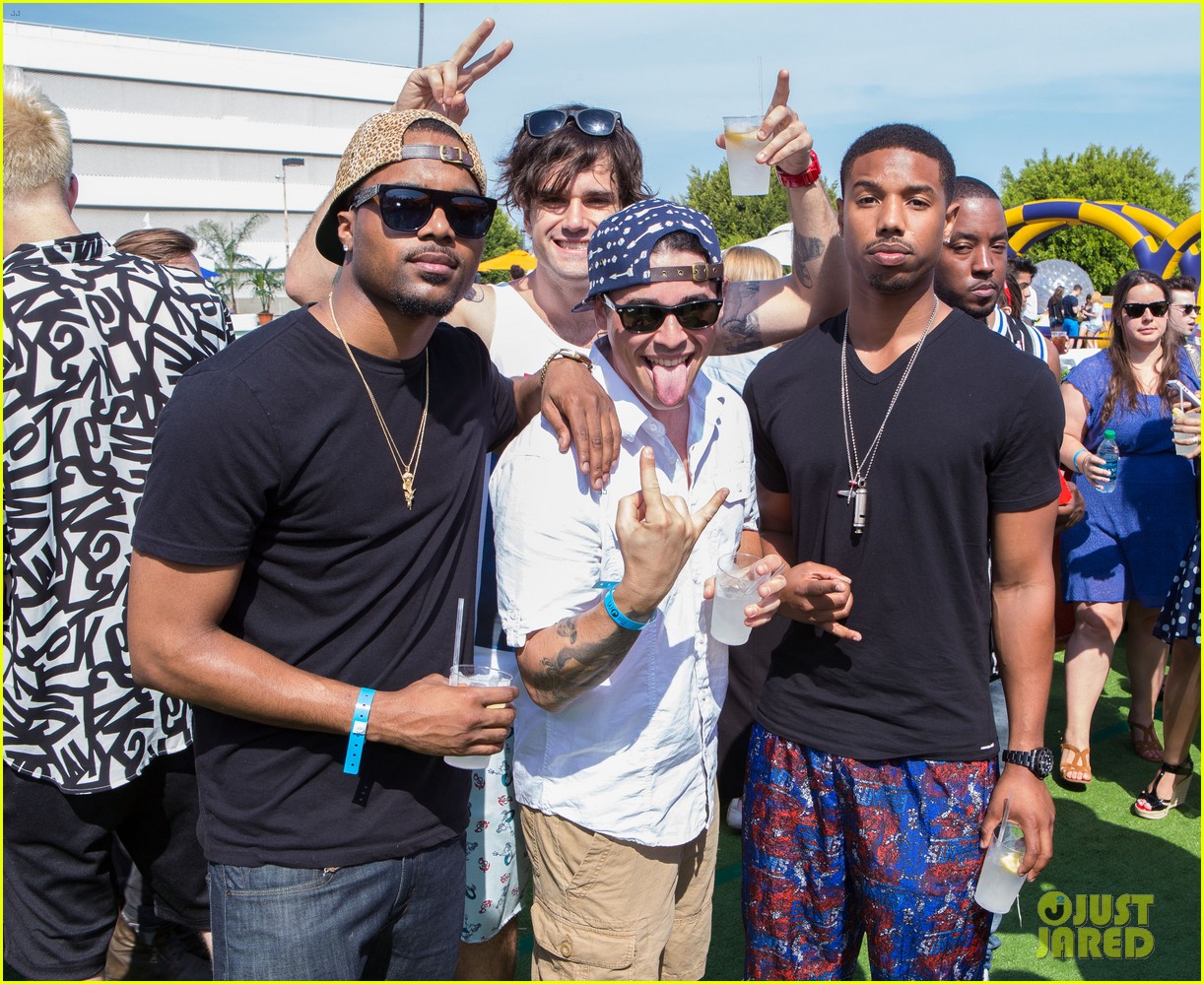 Maika Monroe & Michael B. Jordan: Just Jared's Summer Kick-Off Party ...