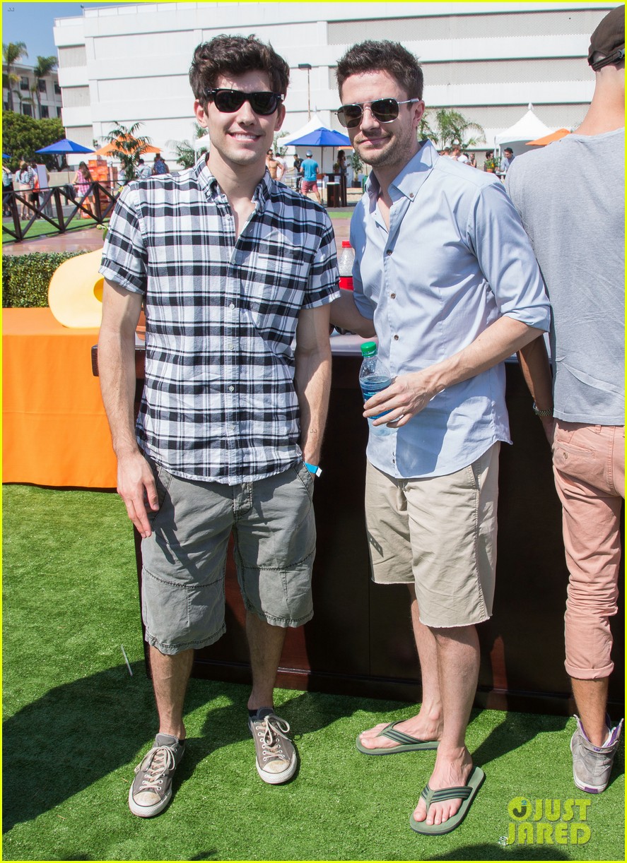 Topher Grace & Garrett Clayton: Just Jared's Summer Kick-Off Party ...