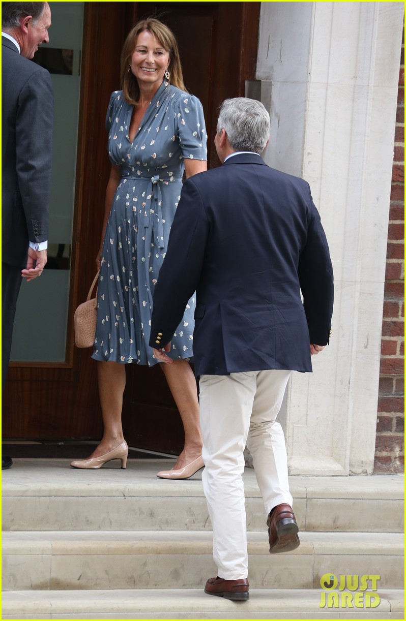 Royal Baby: Carole & Michael Middleton Visit New Grandchild!: Photo ...