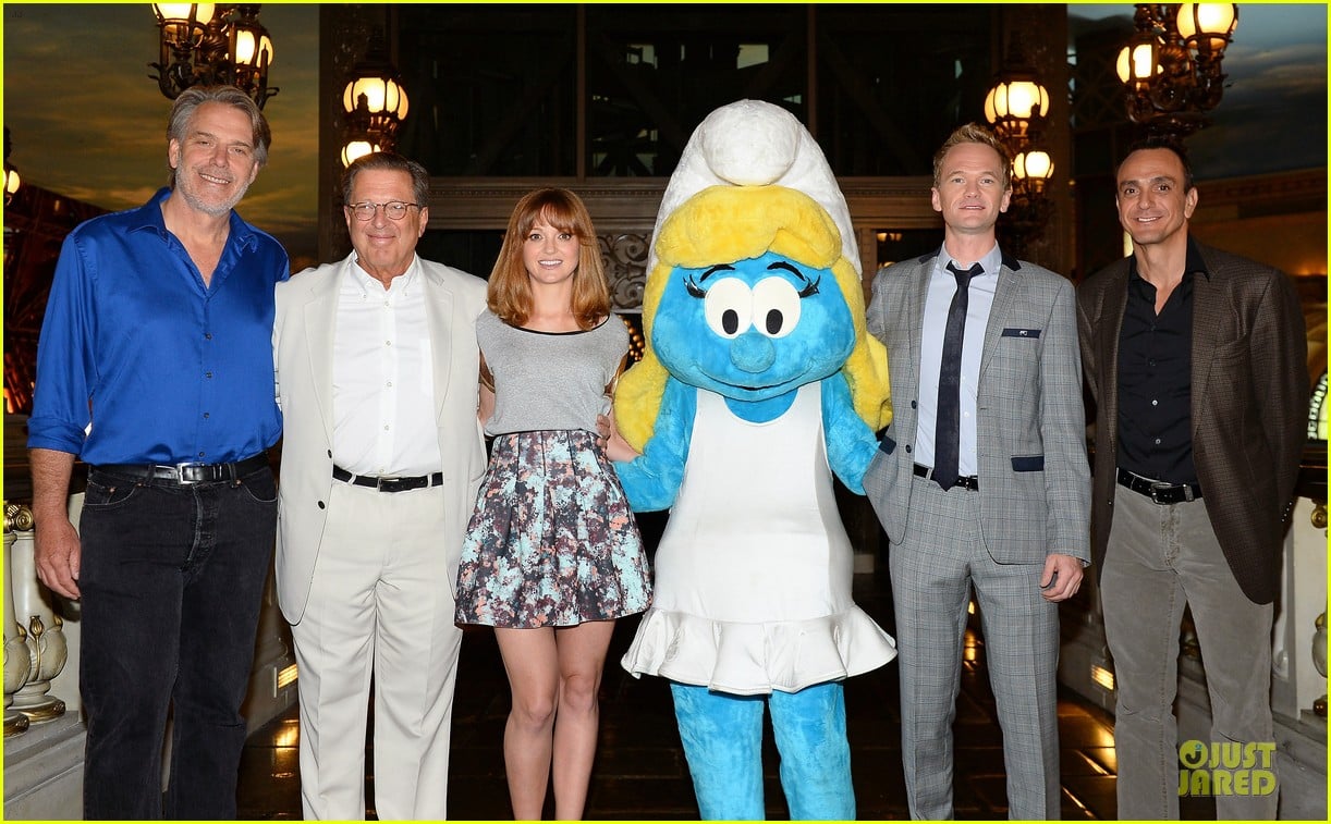 Neil Patrick Harris & Jayma Mays: 'Smurfs 2' Vegas Photo Call!: Photo ...