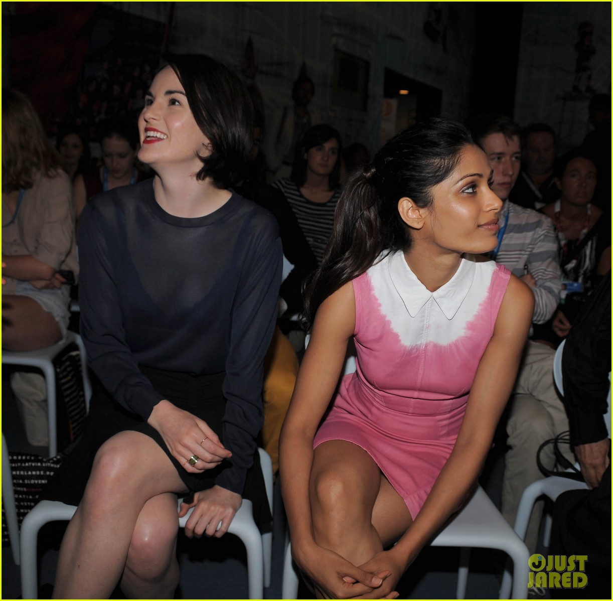 Freida Pinto & Michelle Dockery: Miu Miu Women's Tales Talks: Photo ...