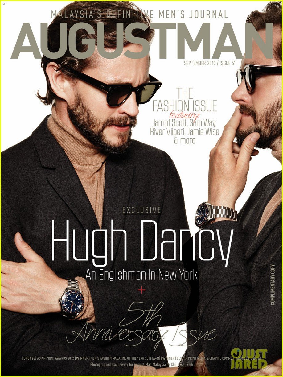 Hugh Dancy Covers 'August Man Malaysia' September 2013: Photo 2941798 ...