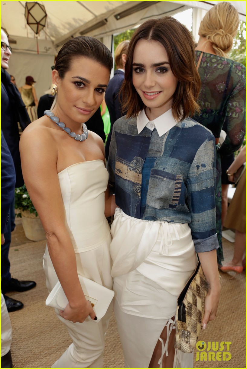 Lea Michele & Lily Collins: CFDA & Vogue Fashion Fund 2013: Photo ...