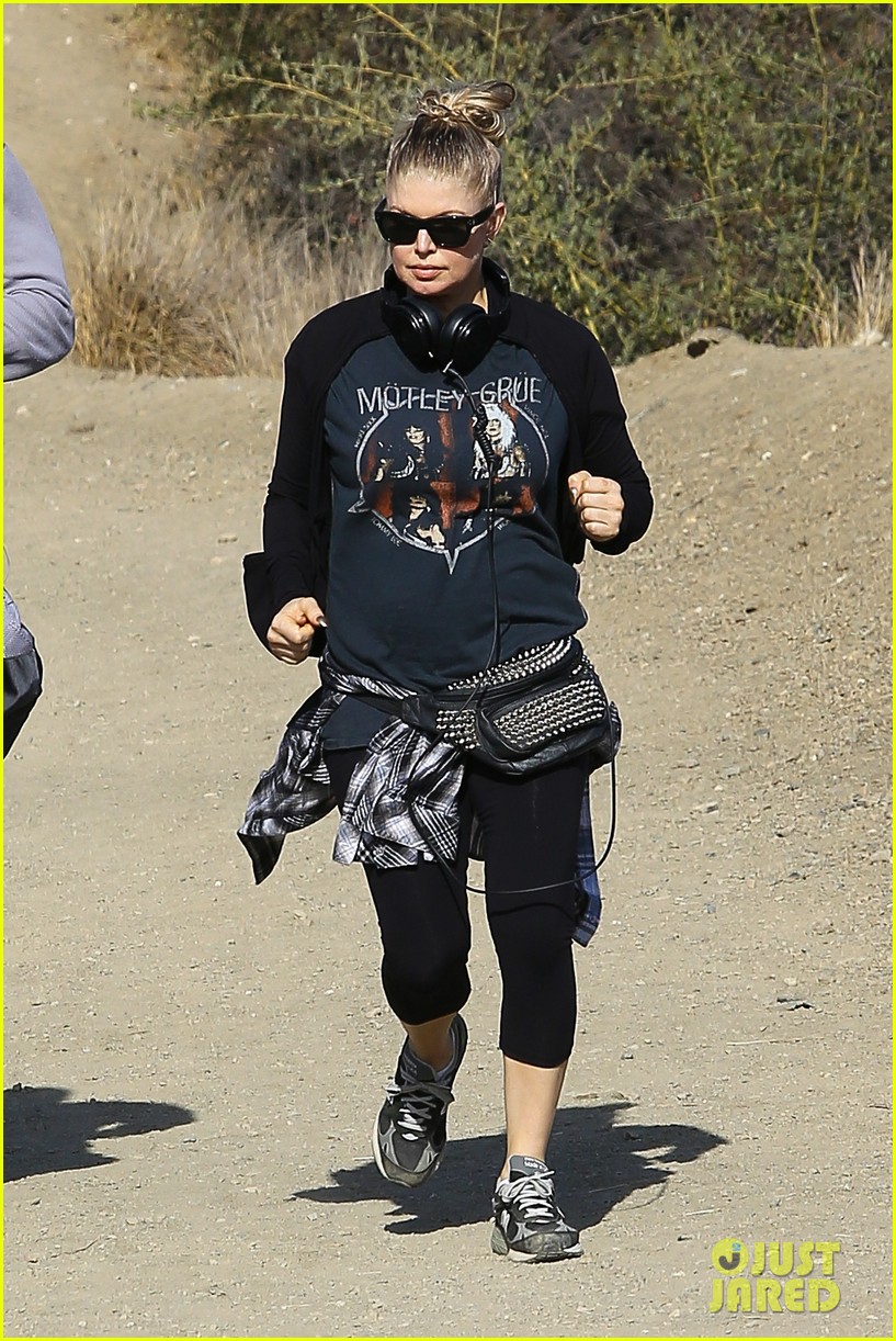 Fergie Rocks Out with Motley Crue for Sunday Afternoon Hike: Photo ...