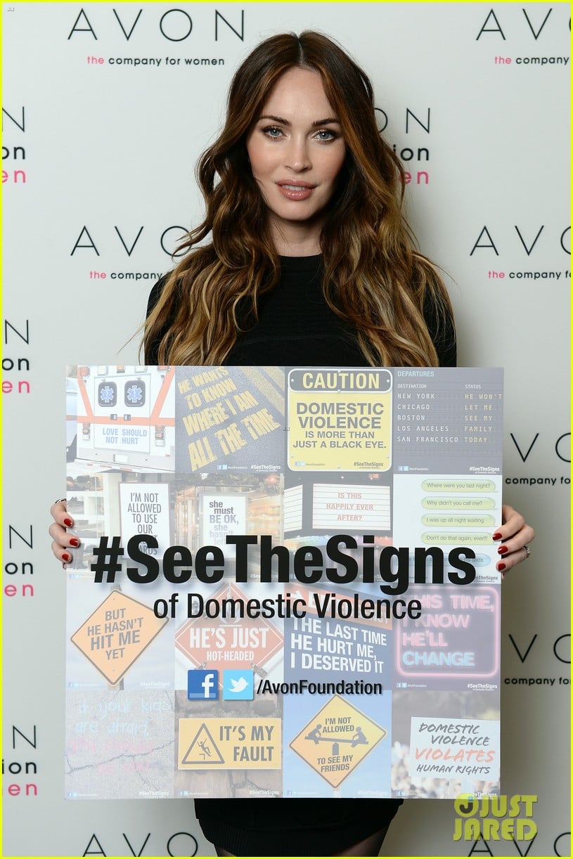 Megan Fox & Brian Austin Green: Avon's #SeeTheSigns Launch: Photo ...