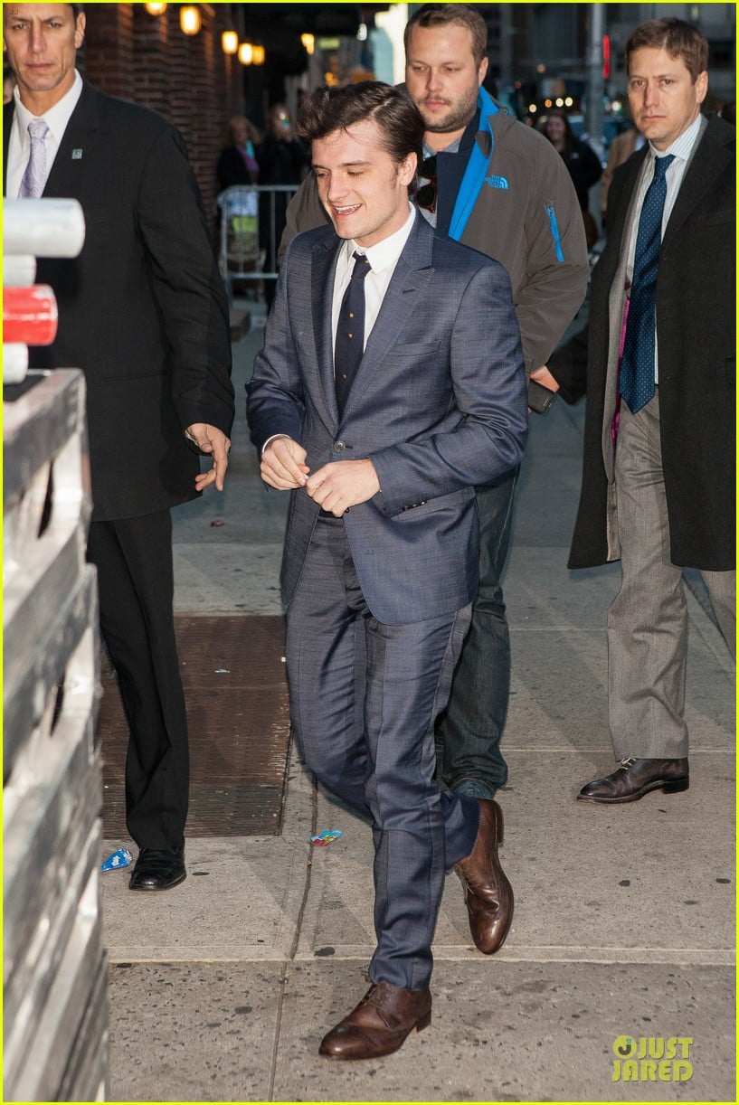 Josh Hutcherson Continues 'Catching Fire' Promo on 'Letterman'!: Photo ...