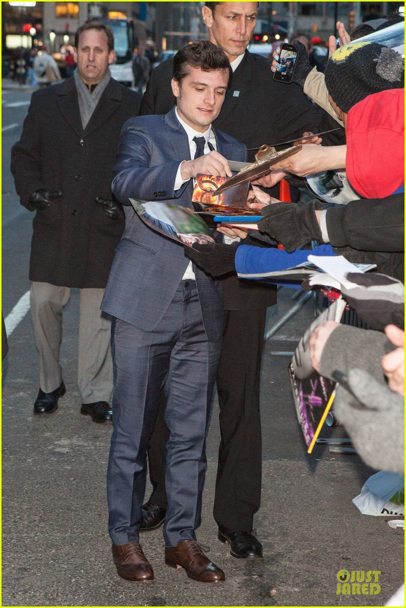 Josh Hutcherson Continues 'Catching Fire' Promo on 'Letterman'!: Photo ...