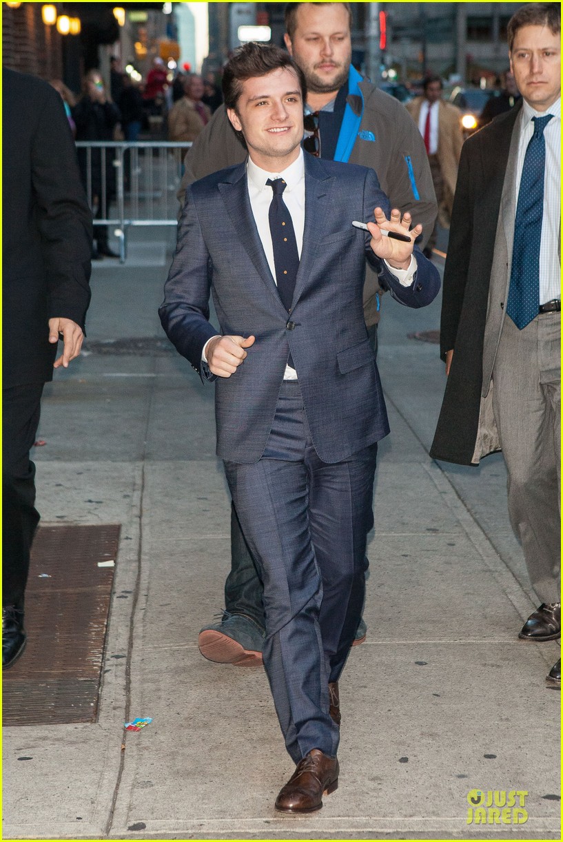Josh Hutcherson Continues 'Catching Fire' Promo on 'Letterman'!: Photo ...