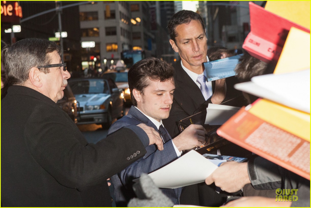 Josh Hutcherson Continues 'Catching Fire' Promo on 'Letterman'!: Photo ...