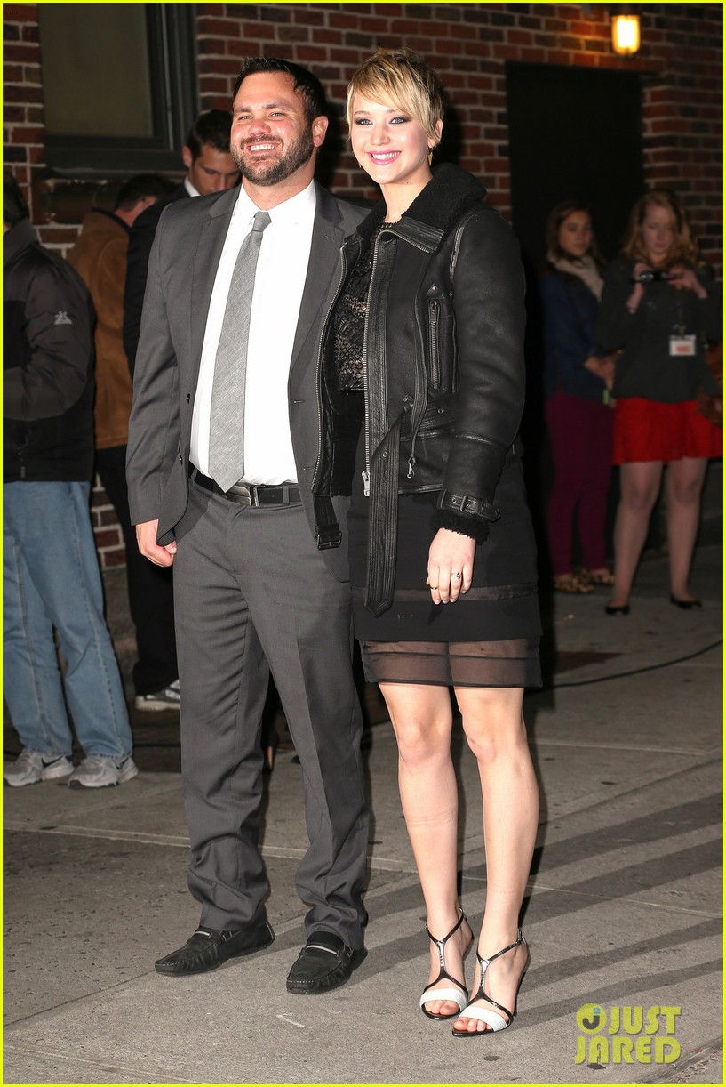 Jennifer Lawrence Visits 'Letterman' with Older Brother Ben!: Photo ...