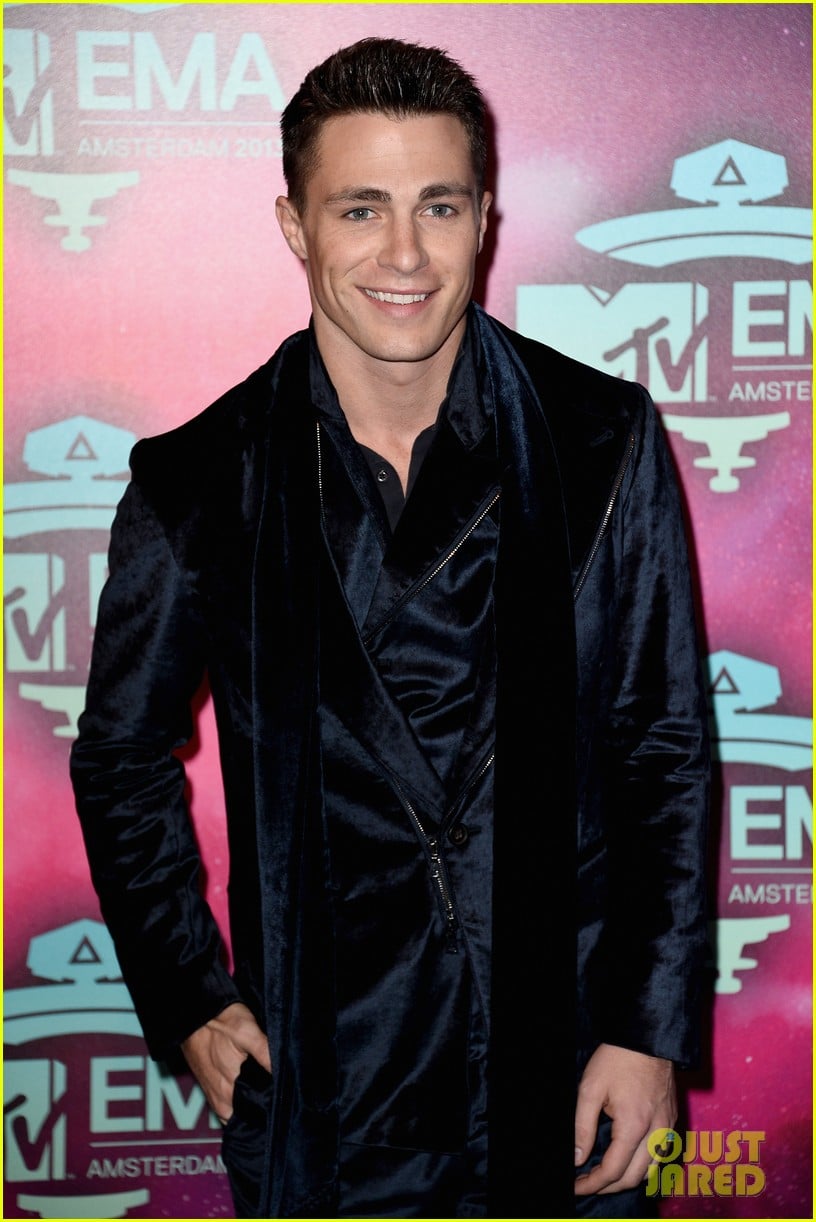 Louise Roe & Colton Haynes - MTV EMA 2013 Red Carpet : Photo 2989956 ...