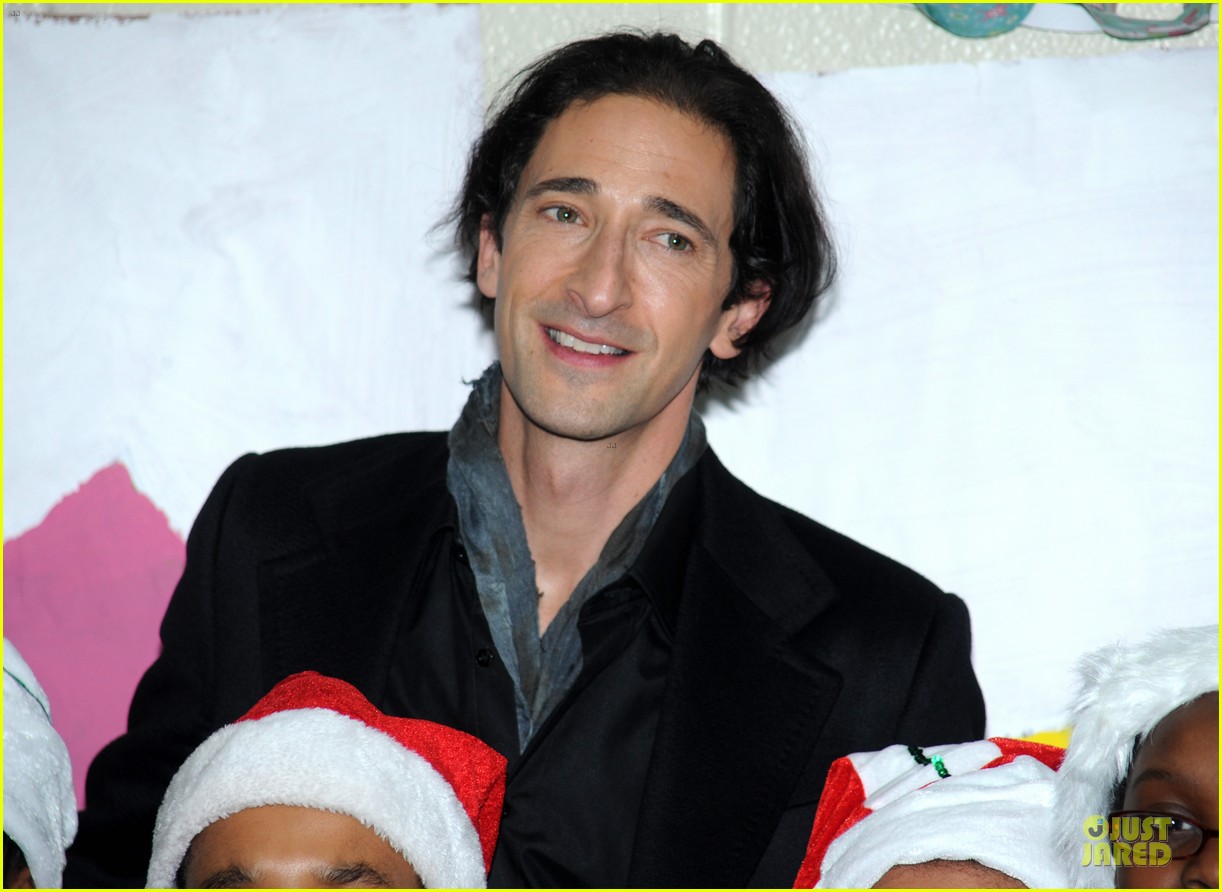 Adrien Brody: Action Center's Post-Sandy Holiday Party!: Photo 3015839 ...