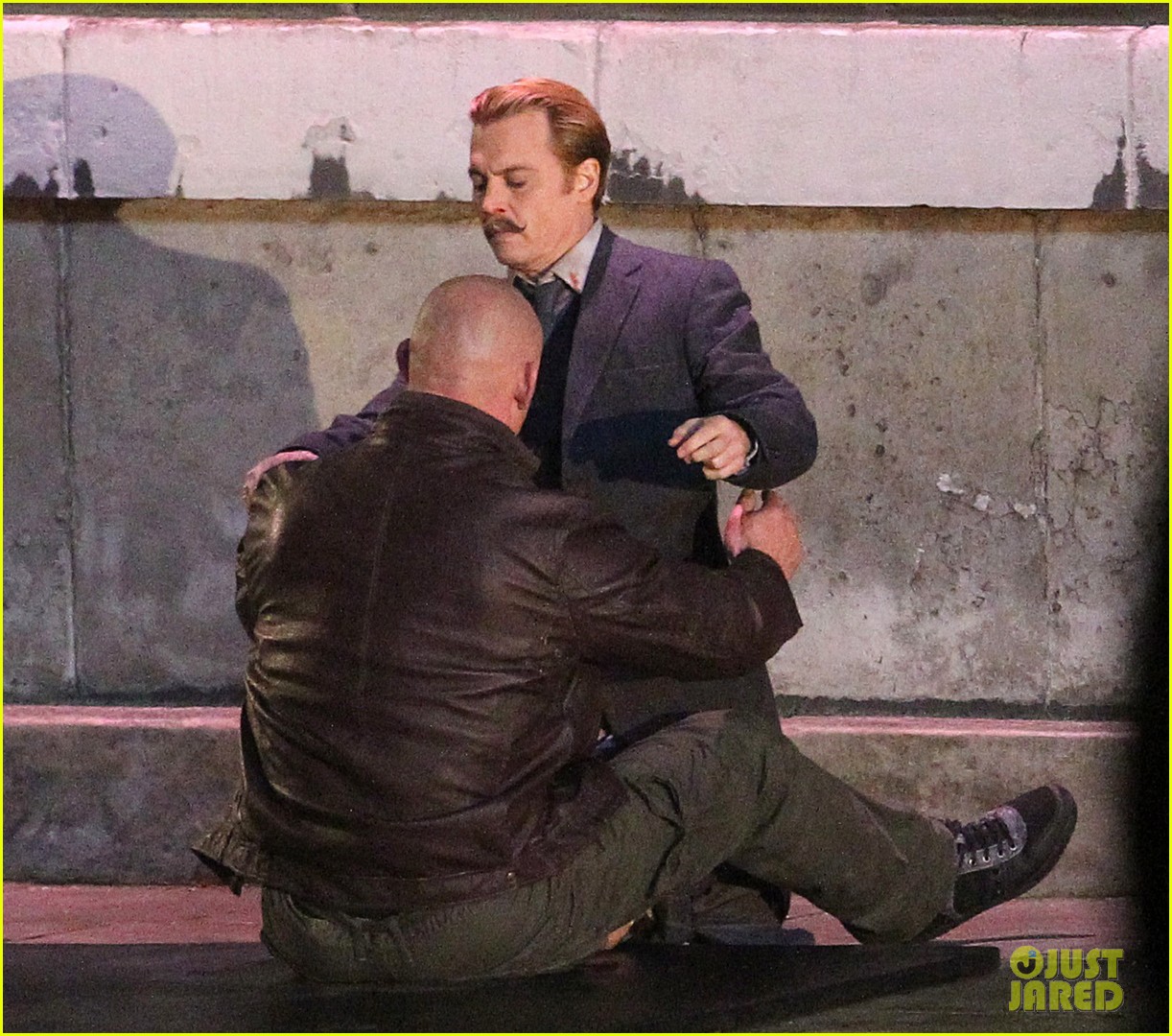 Johnny Depp's Pants Fall to the Ground on 'Mortdecai' Set (Pics): Photo ...