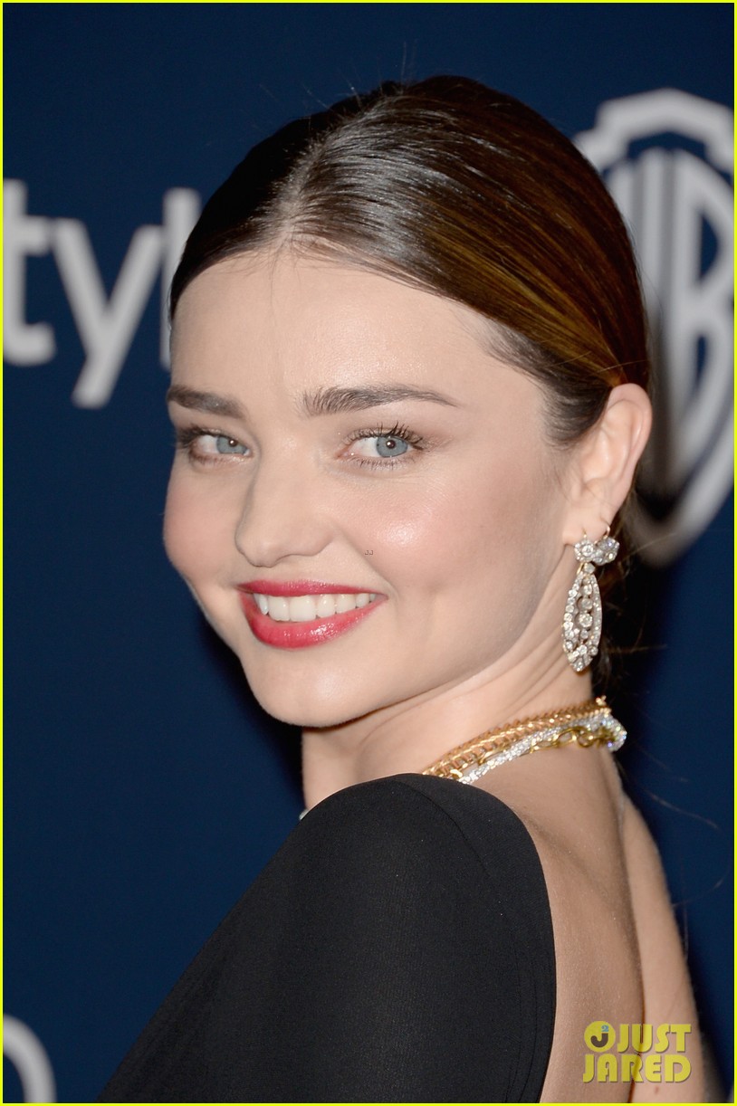 Miranda Kerr Rocks Full Body Slit At Golden Globes Party 2014 Photo
