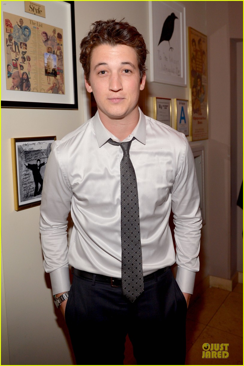 Ben McKenzie & Miles Teller: Warner Music Group Grammys 2014 After ...