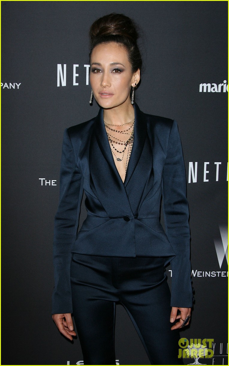 Maggie Q & Jamie-Lynn Sigler - InStyle Golden Globes Party 2014: Photo ...