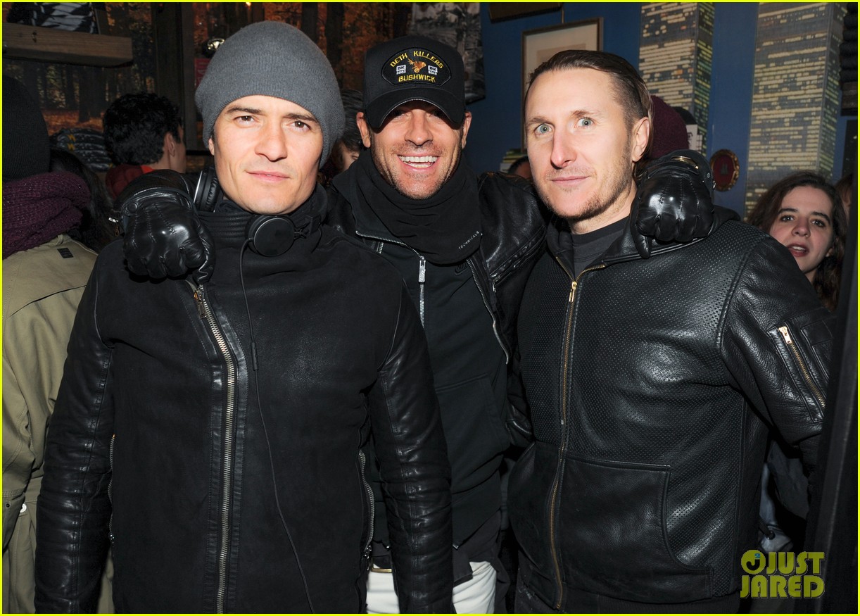 Orlando Bloom Pops a Wheelie, Meets Up with Justin Theroux at Deth ...