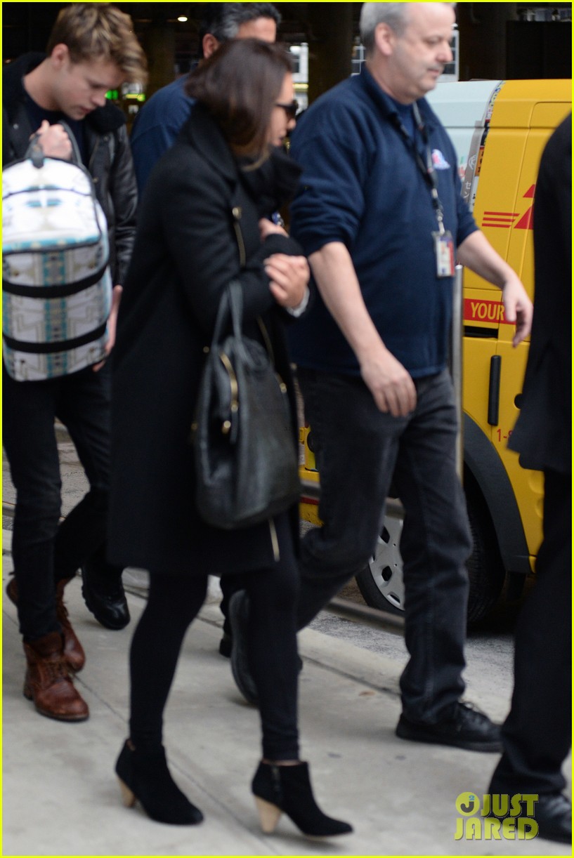 Lea Michele & Chord Overstreet Arrive in New York Together!: Photo ...