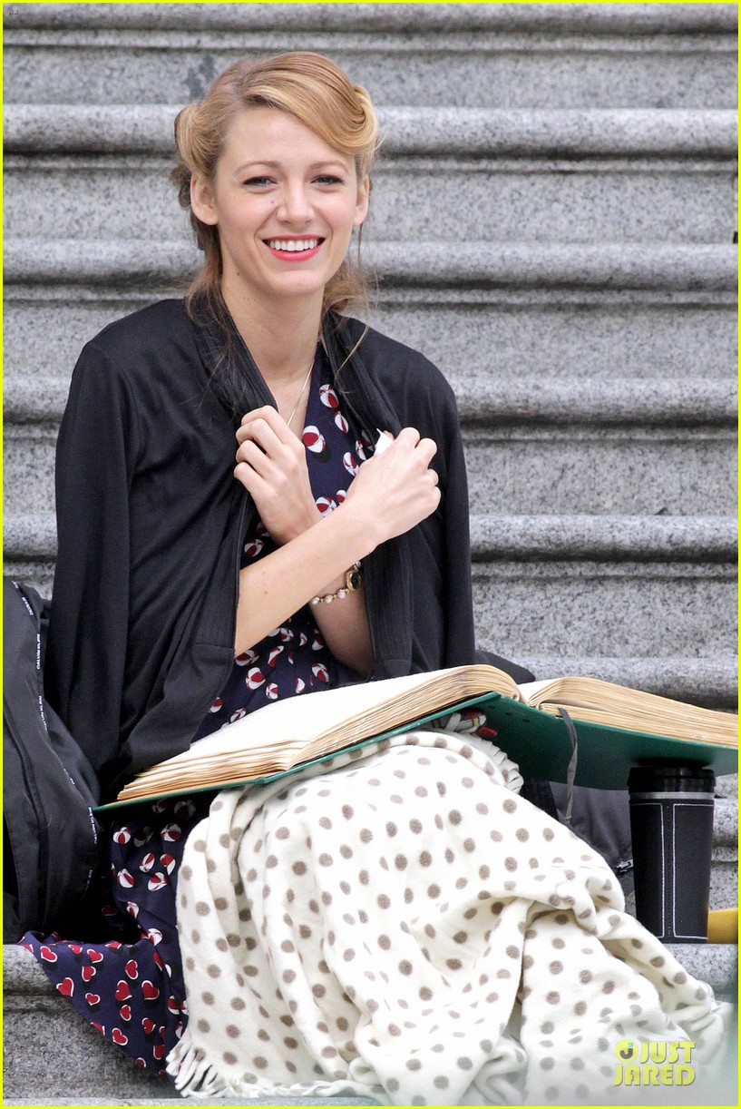 Blake Lively Gets Serious Reading Done For 'Age of Adaline'!: Photo ...