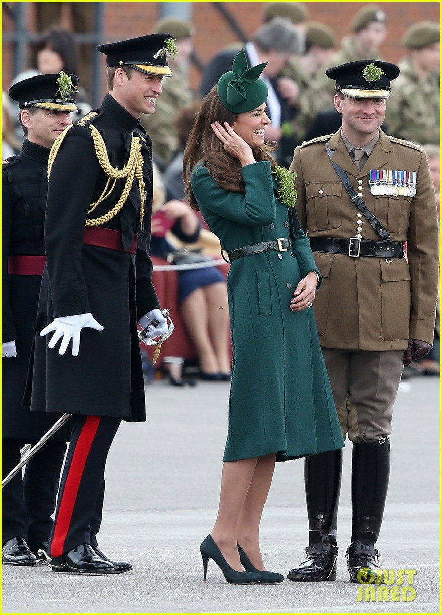Kate Middleton Goes Green for St. Patrick's Day Parade with Prince ...