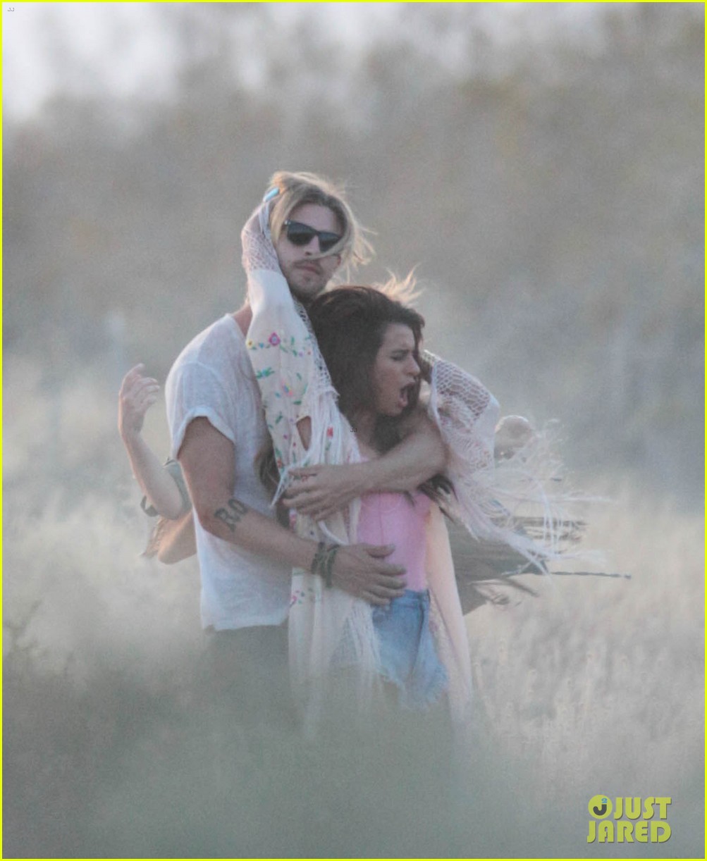 Lea Michele Gets Cozy with Co-Star on Her Music Video Set!: Photo ...