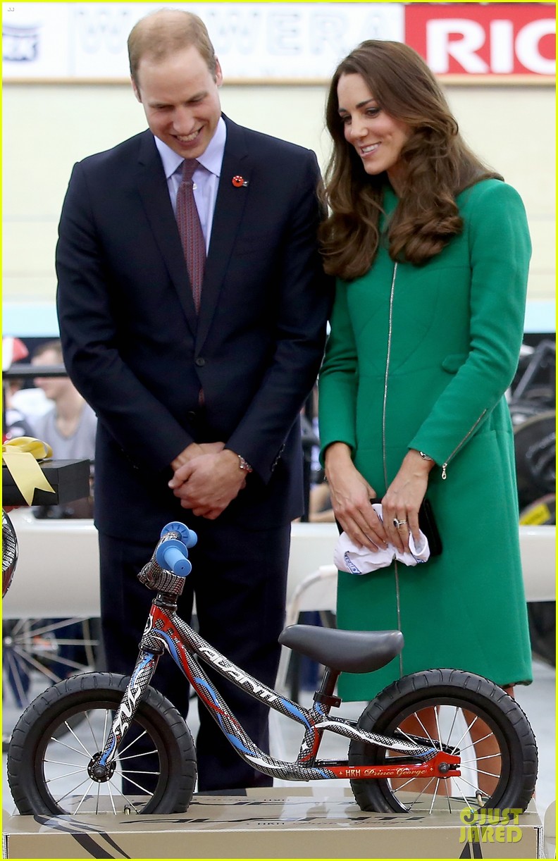 Aww! Kate Middleton & Prince William Get a Mini Bike for Prince George ...